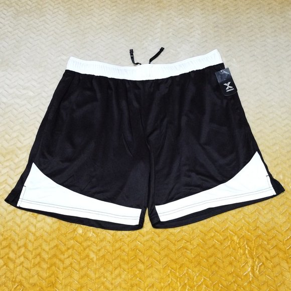 Xersion | Shorts | 5mens Xersion Black White Quickdri Athletic Shorts ...